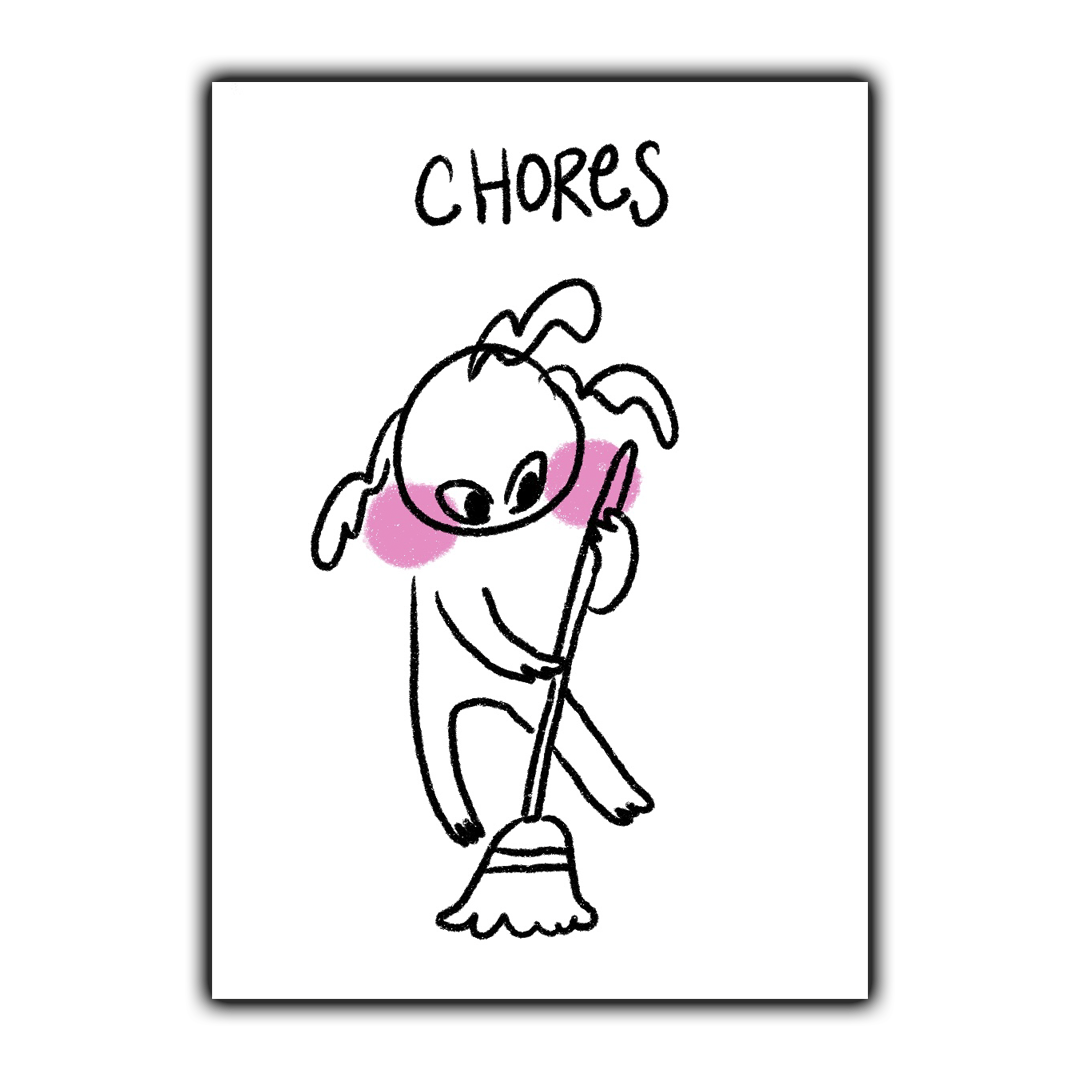 Chores Mini Comic / Zine – Lee Strawberry